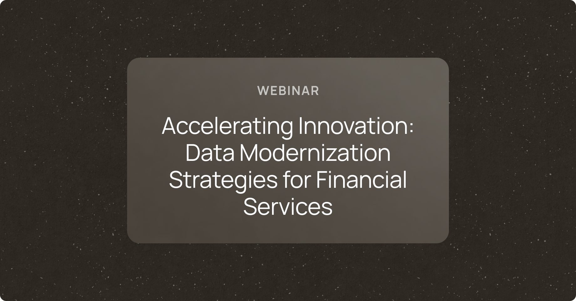 Accelerating Innovation: Data Modernization & Security Strategies for ...
